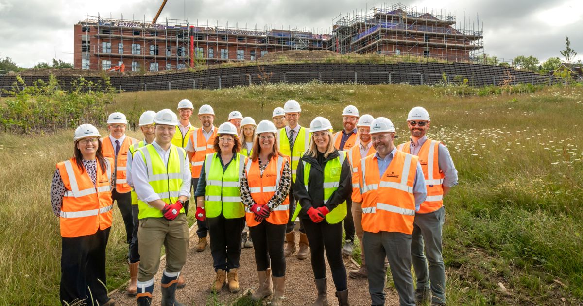 Cleckheaton Extra Care scheme reaches ‘topping-out’ milestone